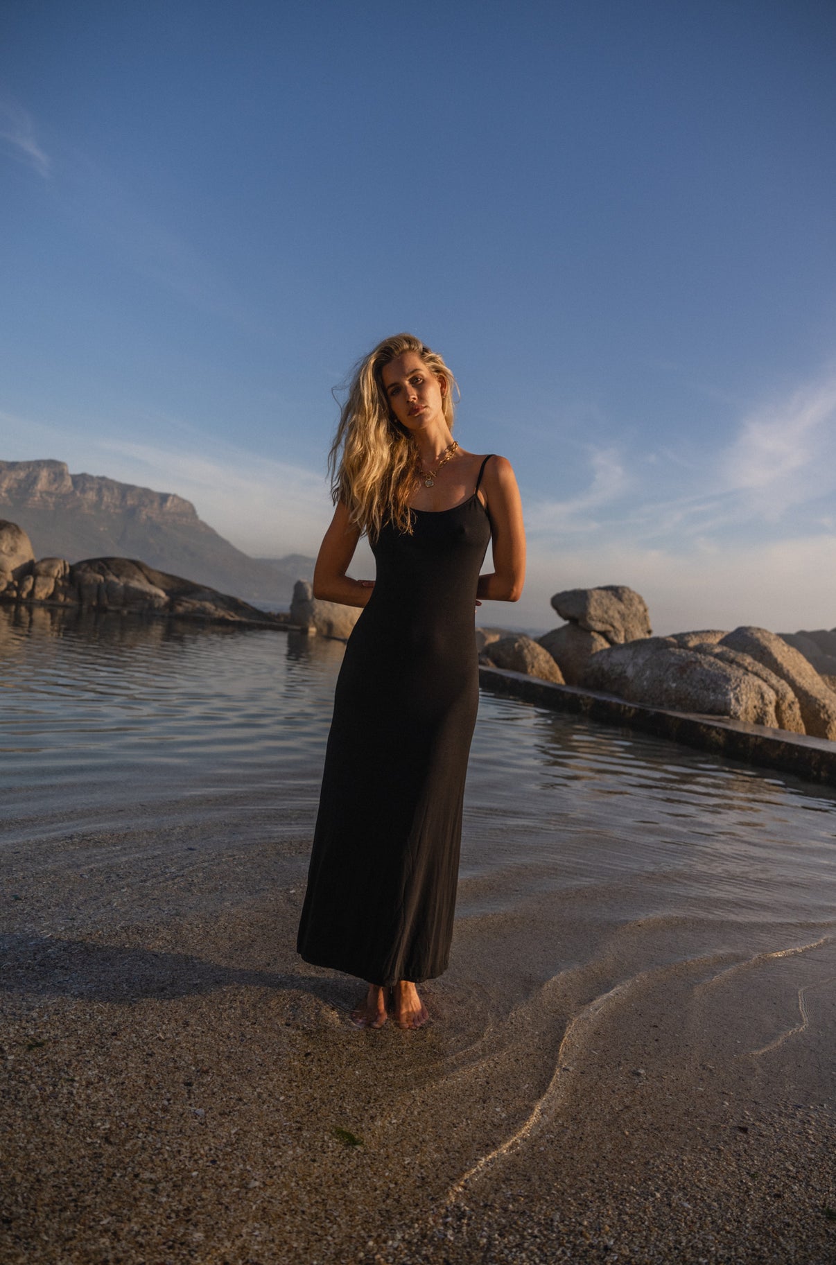 Black Backless Dress – In Sync Intimates